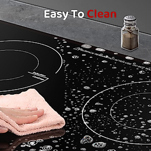 Duxtop 1800W Induction Cooktop 2 Burner, Built-In Induction Burners, Double Induction and Infrared Cooktop, Electric Hot Plate for Cooking, Electric Stove with Sensor Touch Control, 9820HLBI