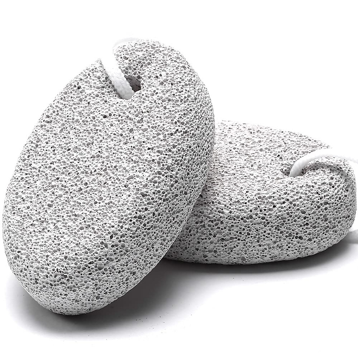 2PCS Natural Pumice Stone for Feet, HOOMBOOM Lava Pedicure Tools Hard Skin Callus Remover for Men/Women Feet and Hands - Natural Foot File Exfoliation to Remove Dead Skin