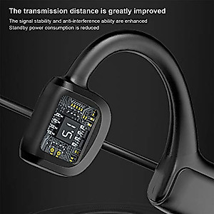 Sutinna Wireless Bluetooth 5.1 Headset Ear Hook Earphone Sports Stereo Earphones
