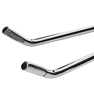 EISCO Crucible Tong, 13 Inch - Straight, Extra Long - Stainless Steel - For Furnace Use