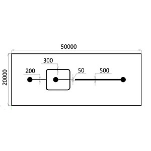 CAULYS Microfluidic PDMS Droplet Chip, Fish Bone Mixed Laminar Flow Electrode, Lab-on-Chip (Cross Droplet Type)