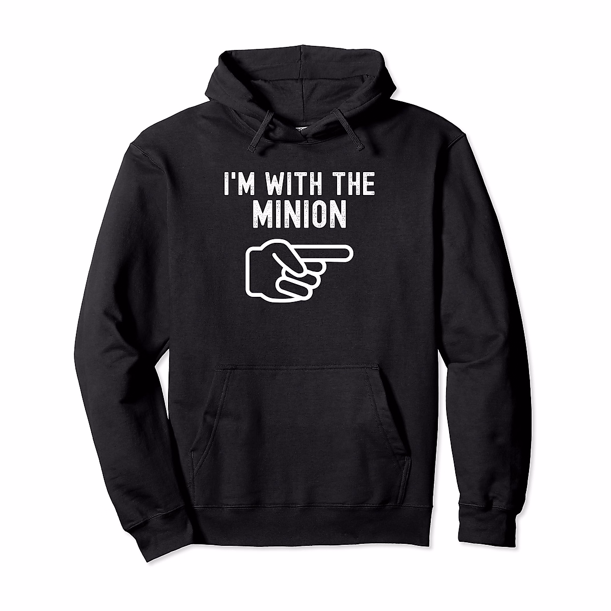 I'm With the Minion Funny Couples Matching Halloween Costume Pullover Hoodie