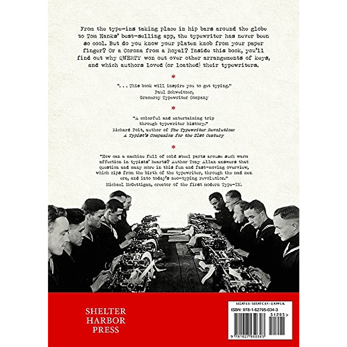 Typewriter: The History · The Machines · The Writers