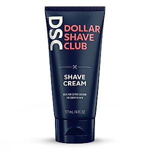 Dollar Shave Club Shave Cream for Extra-Cushioned Shaving Suitable for Sensitive Skin 6 oz