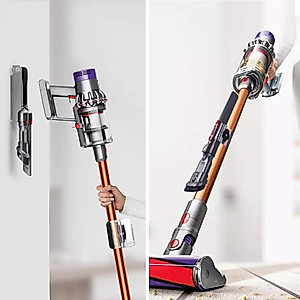 KEEPOW Accessory Holder Attachment Clip Compatible with Dyson V11 V10 V8 V7 Vacuum Cleaner with Roller Brush Key