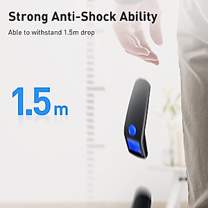 QR Code Scanner,JRHC 2D Portable Barcode Scanner Wireless 2-in-1 2.4G Wireless & USB Wired Handheld Barcode Reader Inventory Management with Display for Supermarket, Store, Warehouse, Library