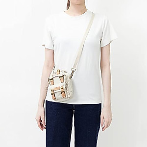 Doughnut Macaroon Tiny Reborn series 1L Women Girl Casual Crossbody Cell Phone Bag Purse Handbag (Stone)