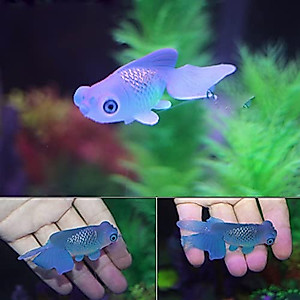 Artificial Aquarium Fishes Plastic Gold Fish Moving Floating Fish Artificial Small Fish Lifelike Fake Fish Tank Decoration Ornaments