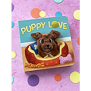 Puppy Love Finger Puppet Board Book for Little Dog Lovers, Ages 1-4 (Children's Interactive Finger Puppet Board Book)