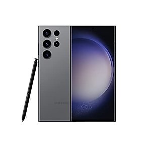 Samsung Galaxy S23 Ultra Cell Phone, Factory Unlocked Android Smartphone, 512GB, 200MP Camera, Night Mode, Long Battery Life, S Pen, US Version, 2023, Graphite (Renewed)