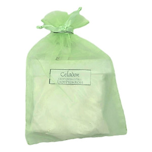 Lady Primrose Celadon Dusting Silk Pouch