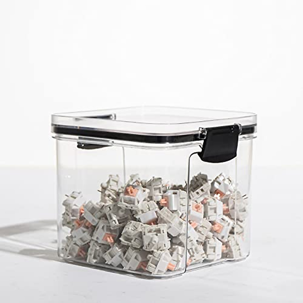 Gliging Switch Storage Mechanical Keyboard Switch Can Keycaps Sealed Can Storage Bottle Display Can Keycap Storage Box