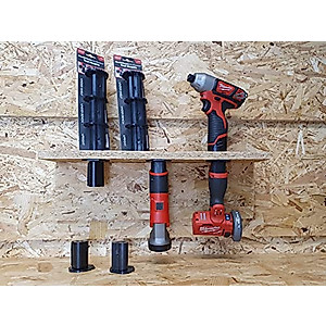 StealthMounts Locking Milwaukee M12 Tool Holder 3 Pack of Milwaukee Tool Holder M12 Mount | Milwaukee Tool Organizer | Milwaukee Tool Storage | Milwaukee 12V Tool Holder | Made in UK