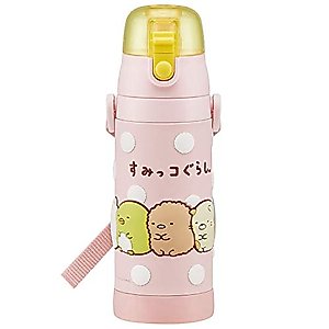 Skater SDPV5 Children's Stainless Steel Direct Drinking 3D Water Bottle, Kids, 16.2 fl oz (480 ml), Sumikko Gurashi Girls