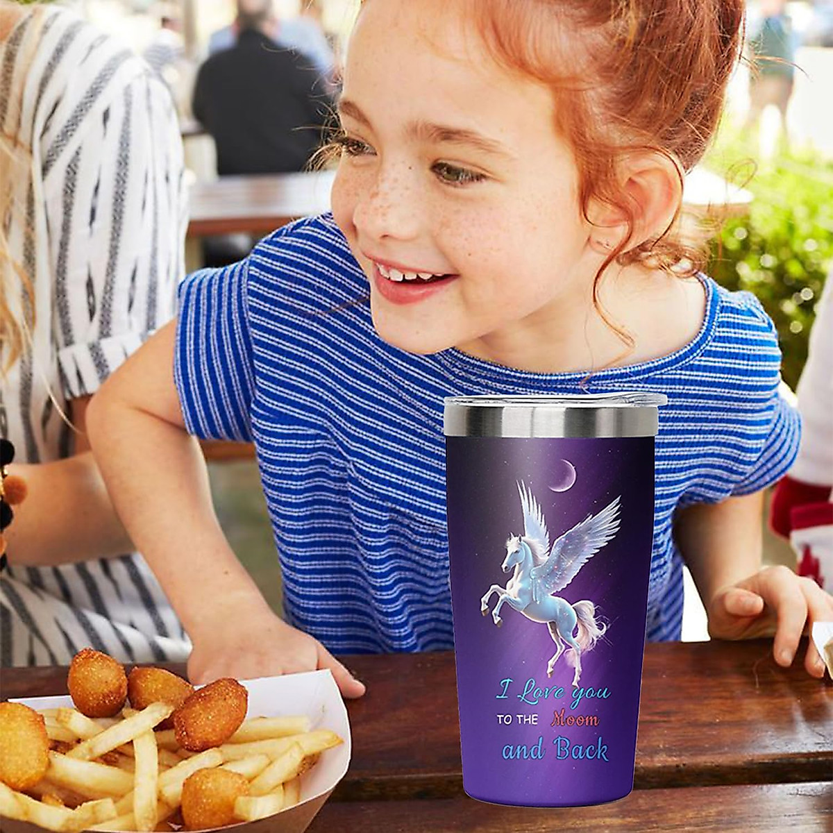 Gifts for Daugher from Father Mom Personalized Tumbler for Christmas Birthday Custom Insulated Stainless Steel Tumblers