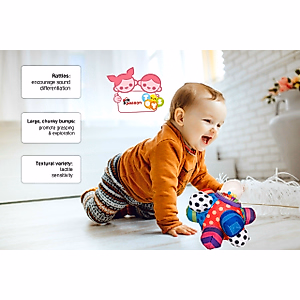 The Season Toys Baby Cognitive Developmental Bumpy Ball Toy Newborns to 6 Months, 8 Months, 1 Year and 2 Years Old Toddlers, Brain Development Toy for Kids, Colorful