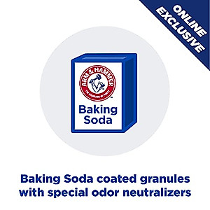 Arm & Hammer Arm Hammer Ultra Last Unscented Clumping Cat Litter, MultiCat 18lb, Pet Friendly with Baking Soda
