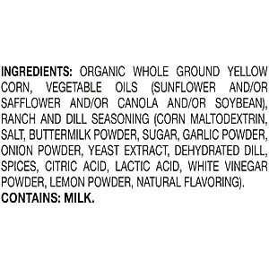 Late July Snacks, Garden Ranch Tortilla Chips, 7.8-oz. Bag