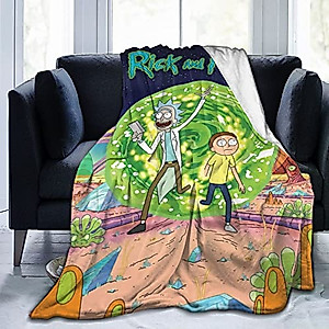 Cartoon Blanket Ultra Soft Throw Blankets Flannel Blankets All Season Light Weight Living Room/Bedroom Travel Blanket 50"X40"