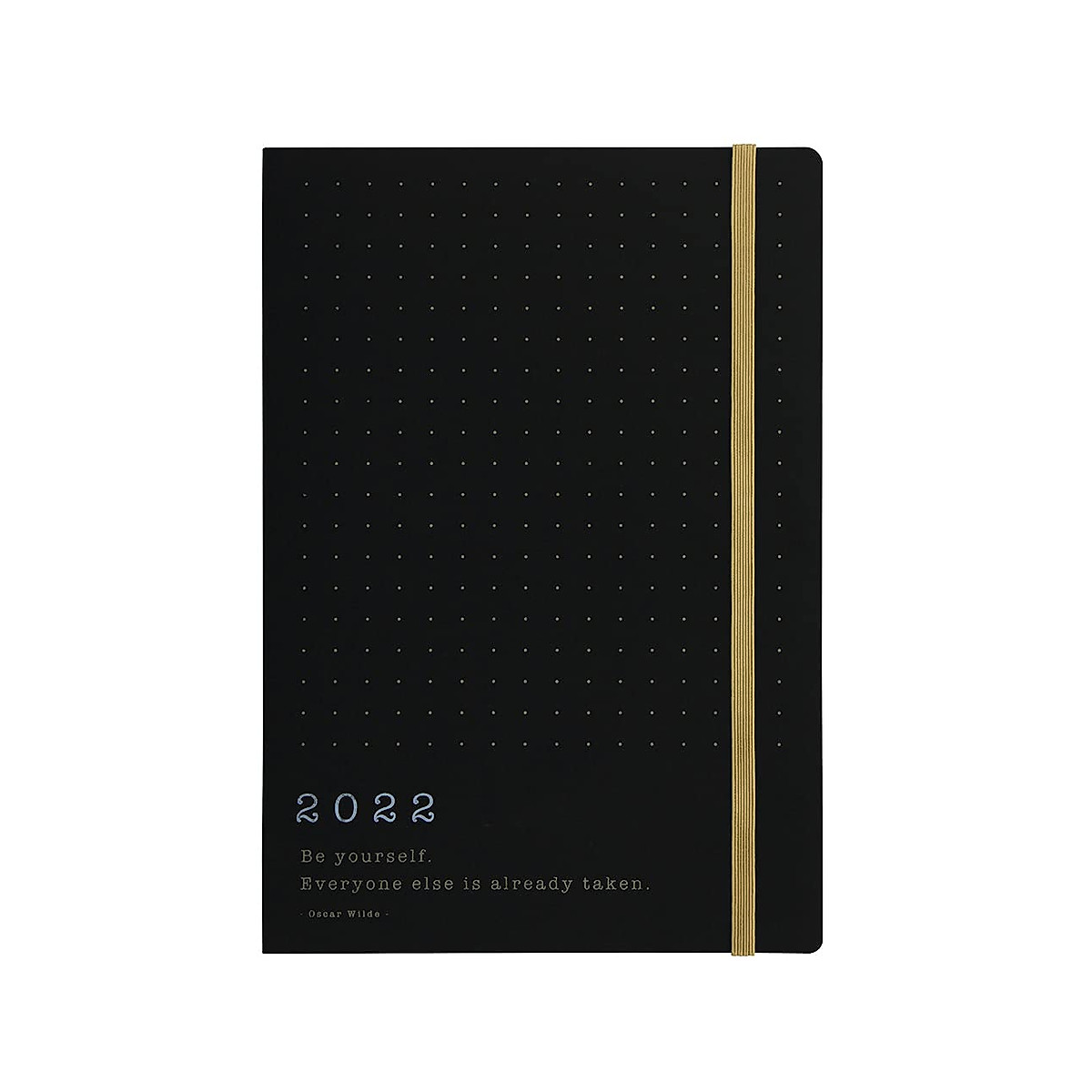 Letts Eco Writers A5 Week to View 2022 Black Kraft Diary