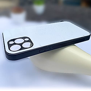 JUSTRY 5PCS Sublimation Blanks Phone Case Covers Compatible with Apple iPhone 12 Pro Max, 6.7 Inch,Easy to Sublimate DIY, 2 in 1 2D Soft Rubber TPU Heat Transfer Pure White Finish