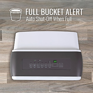 Keystone 50-Pint Portable Dehumidifier for Basement, Garage, Living Room, and Extra Large Rooms up to 4,500 Sq.Ft., 115V, Quiet Dehumidifier for Home and Moisture Absorber with Auto-Shutoff and Timer