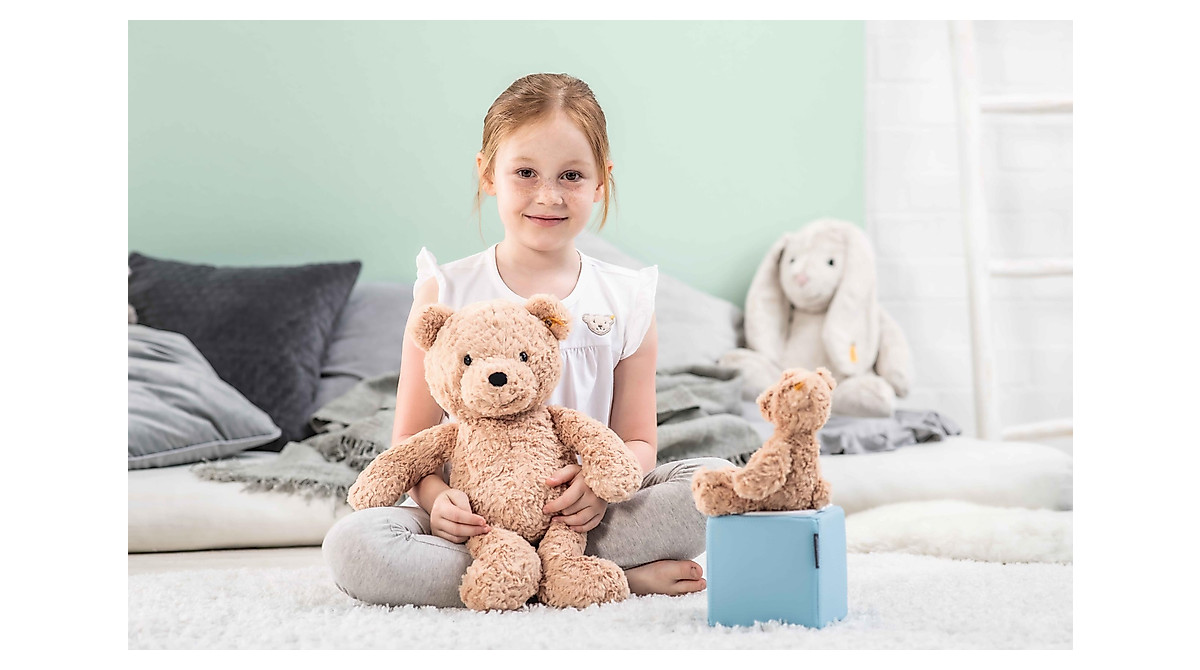 Steiff Jimmy Teddy Bear - Soft, Cuddly Plush Toy for Kids