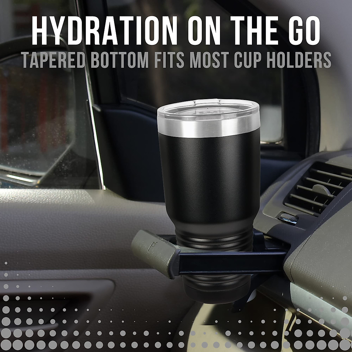 Personalized Hockey Coach Tumbler Cup With Coach Name - Customized Hockey Coach Gift - Custom Hockey Coach Travel Mug - Black