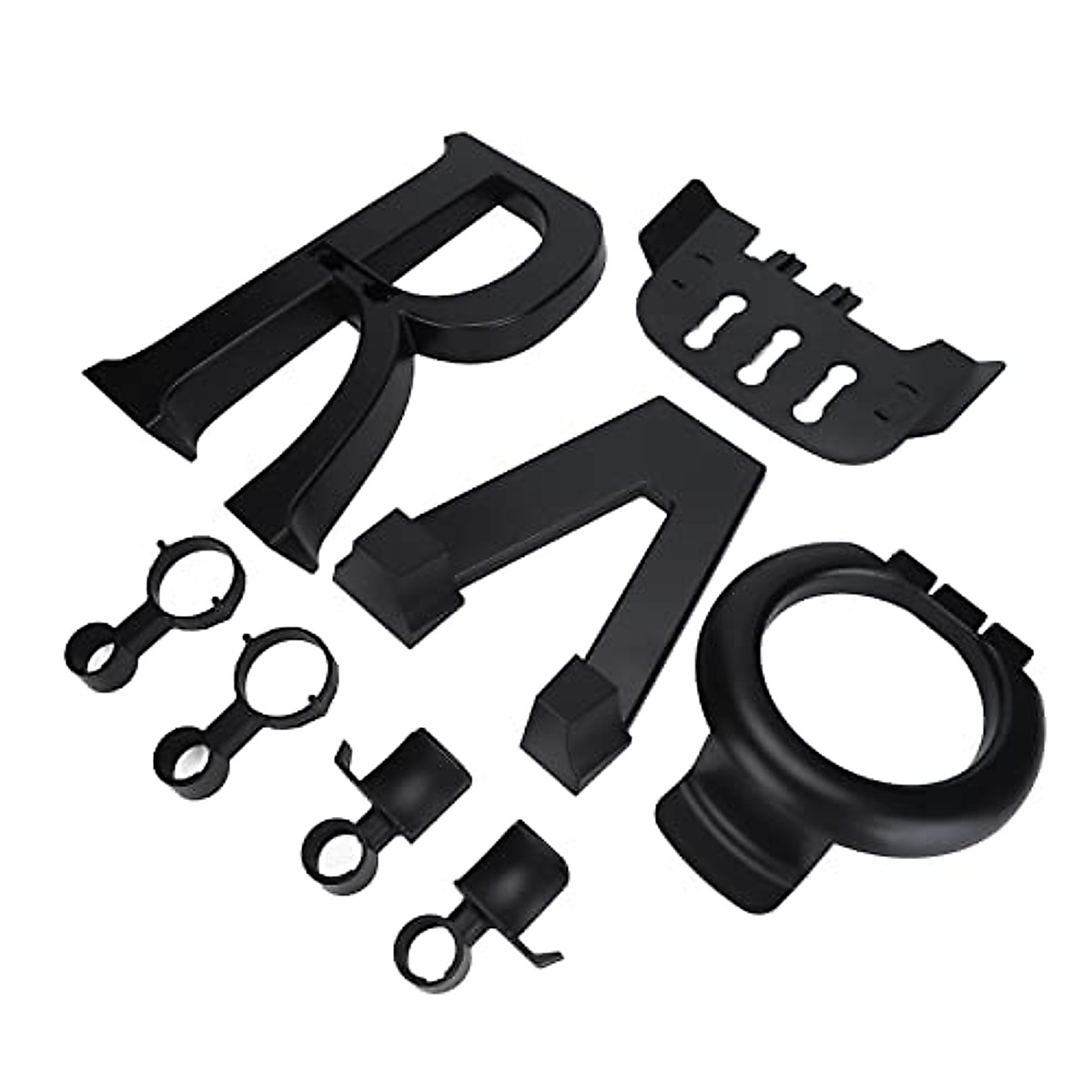 VR Stand, Easy to Install VR Headset Stand and Controller Holder Lens Friendly Compatible with a Stable Base for Rift S for Quest 2 for Vive(Black)