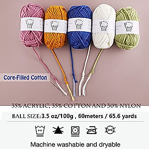 Yarn for Crocheting,Soft Yarn 1PCS Yarn for Crocheting Blankets Acrylic Crochet Yarn for Sweater,Hat,Socks,Baby Blankets