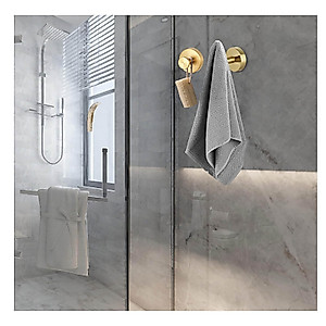 Generic Suction Cup Hooks,Stainless Steel Suction Cup Hook without Punching Or Marking Kitchen Bathroom Vacuum Suction Cup,Bathroom Hooks, Towel Hooks,Suitable for The whole house (Black)