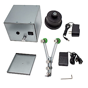 iDili Portable Fishing Rod Repair Machine Winding Epoxy Glue Machine DIY Lure Rod Modified Building Machine Electric Fishing Rod Building Winding Machine 0-60RPM (Type B)