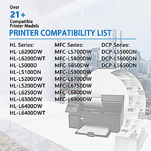 NineLeaf High Yield Compatible Toner Cartridge Replacement for Brother TN850 TN-850 to use in MFC-L5900DW HL-L6200DW MFC-L5850DW MFC-L5700DW HL-L5200DW HL-L6200DWT Printer (1 Pack Black)