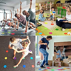 90 Pcs Carpet Markers Floor Dots, Shynek Carpet Dots for Classroom Carpet Markers for Teacher Supplies Elementary School Kindergarten Daycare Classroom Decoration