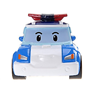 Robocar Poli Toys, Poli DIE-CAST Metal Toy Cars, Police Car Toys, Toddler Cartoon Emergency Vehicle Playset, Rescue Vehicles Toys Gift Toys for Age 1-5 Boys Girls