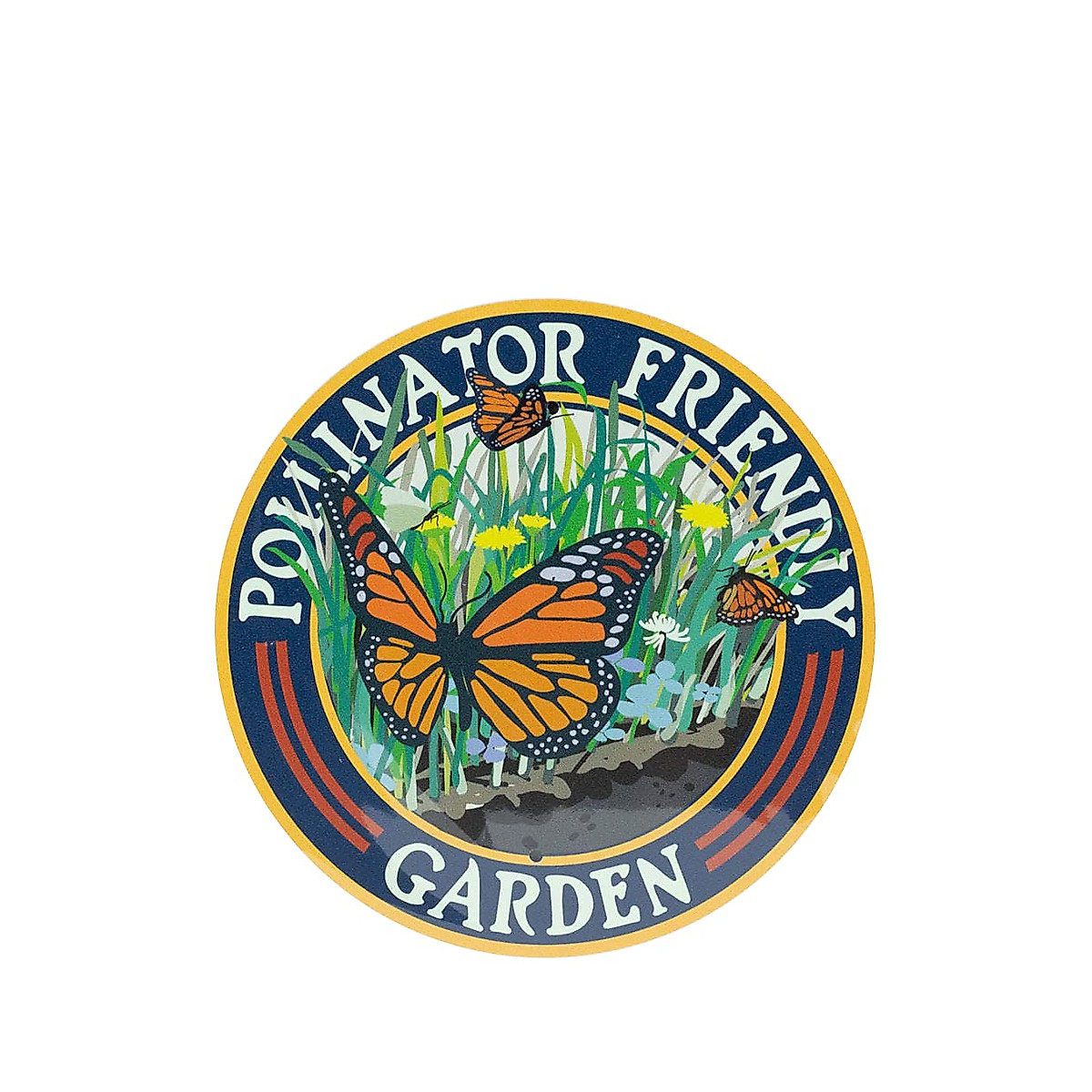 Eeypy Butterfly Pollinator Friendly Garden Sign Wood Signs for Home D¨¦cor 12x12 I NCH
