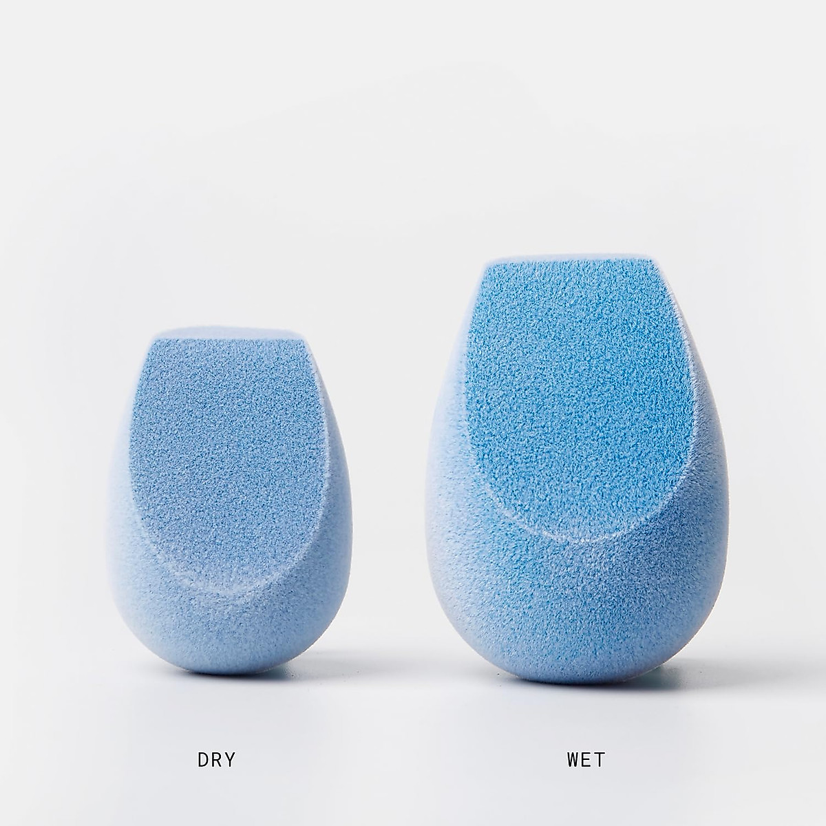 JUNO & Co. Microfiber Velvet Sponge, Latex-Free, Dual Layer Technology, Flawless Makeup Blender for Foundations, Powders and Creams (4 Fusion Sponge Bundle)