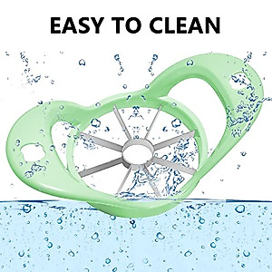 Apple Cutter, Apple Slicer 12-Blade Stainless Steel Apple Slicer And Corer, Sturdy And Sharp