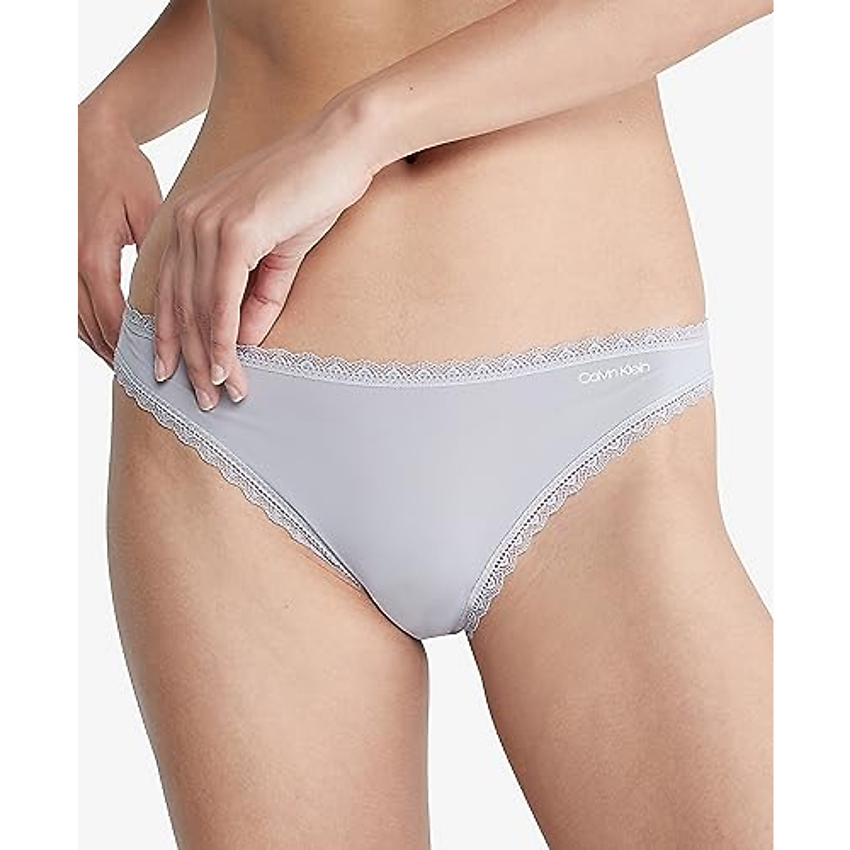 Calvin Klein Women's Flirty Bikini Panty, Dapple Gray