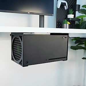 Monzlteck Under Desk Mount for Xbox Series X,Stealth Mount for XSX