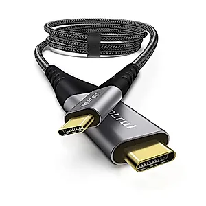 LDLrui USB C to USB C 3.1 Gen 2 Cable UP to 10Gbps Data Transfer 3ft, Type C 4K 60Hz Video Monitor Cable, 100W PD Fast Charging Cord, for Google Pixel, MacBook Pro/Air, iPad Pro, Galaxy S21
