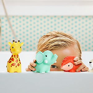 Munchkin® Bath Toy Scoop with 8pk Wild Animal Bath Toy Squirts