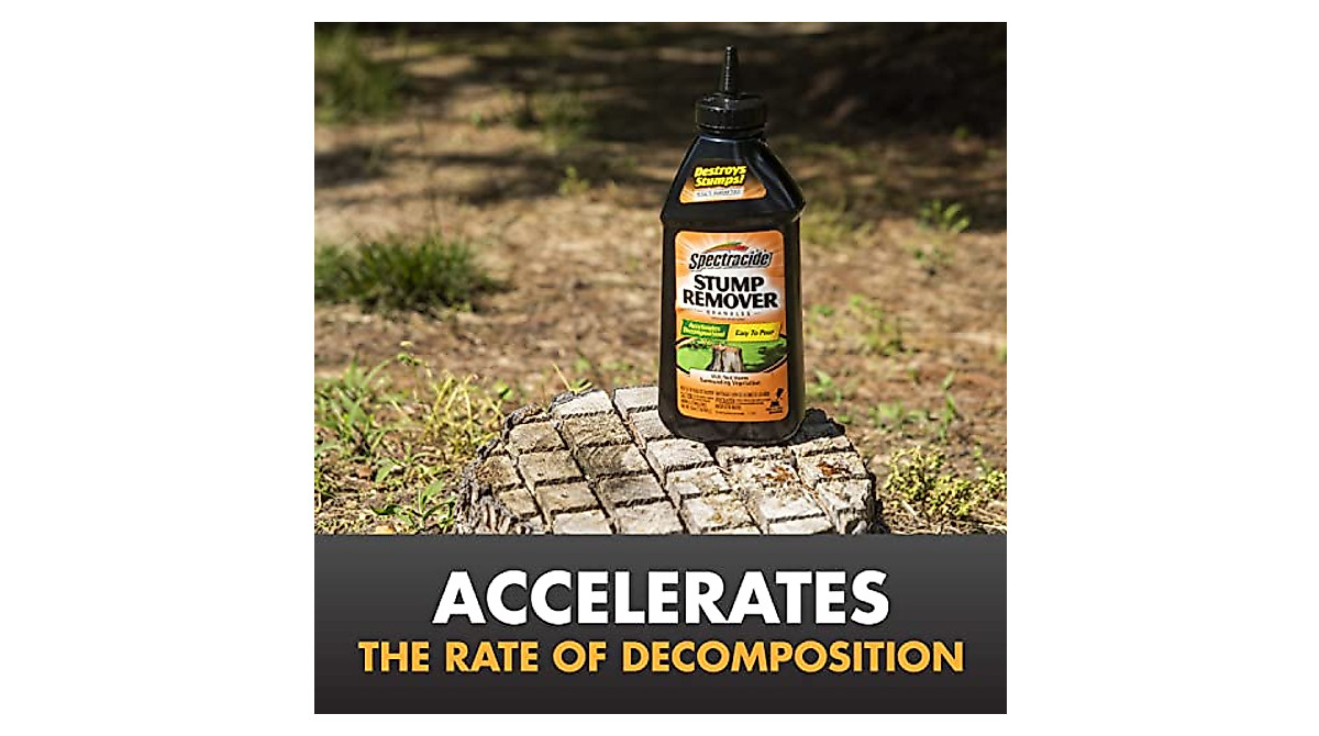 Spectracide Stump Remover Granules for Easy Tree Stump Removal