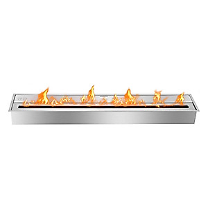 Indoor Ventless Fireplace Insert - 44" Ethanol Burner - Ignis EHB4400