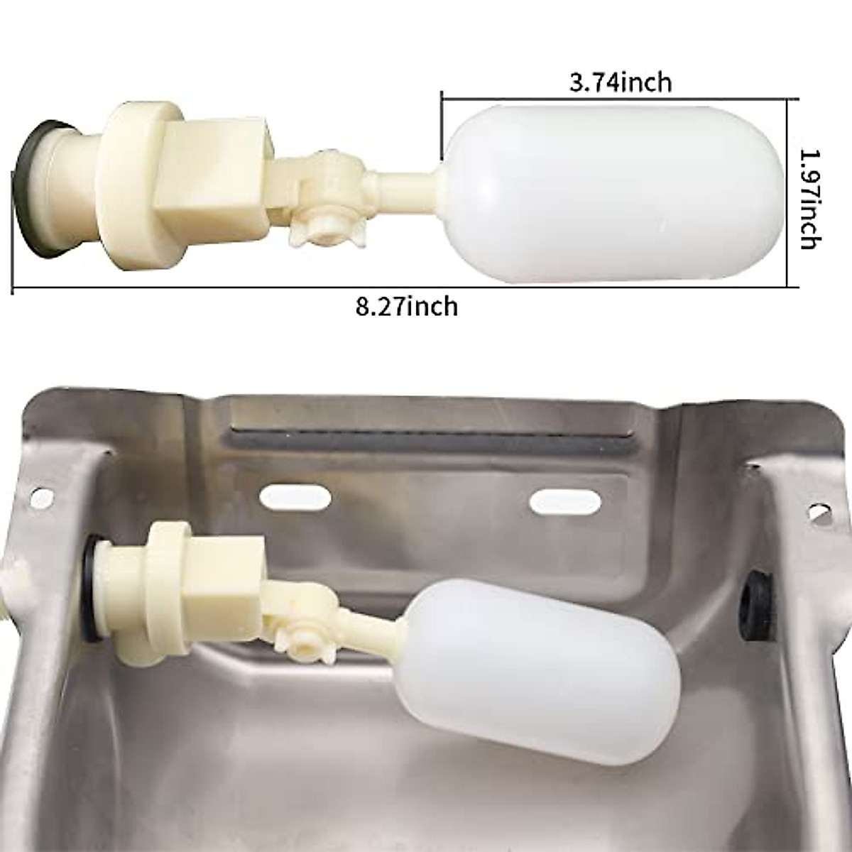 Automatic Horse Waterer Upgraded Livestock Water Bowl Stainless Steel Trough for Cattle Cow Pig Sheep Pet Dog