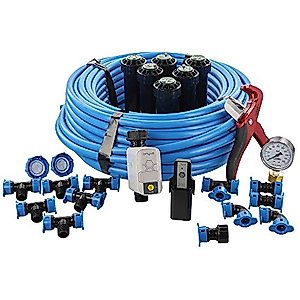 In-Ground Sprinkler System with B-hyve Wi-Fi Hose Watering Timer and Hub