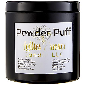 Powder Puff Candle (Large)