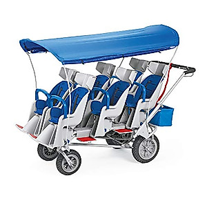 Children’s Factory AFB6850F Runabout 6 Passenger Stroller, Multi