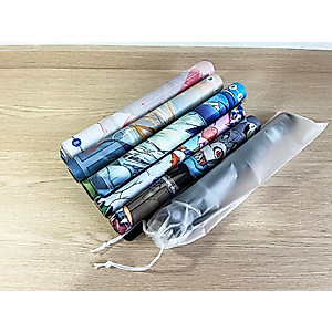 New WVICM Playmat The Quintessential Quintuplets TCG CCG OCG Trading Card Game Mat with Zones Mouse Pad Desk Mat + Free Bag (MP005-04-with Zones)