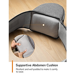 besrey Baby Carrier with Hip Seat Newborn to Toddler, 7-45lb, Summer Mesh Infant Carrier, Baby Body Holder Chest with Back Support, Front Facing Men Kangaroo Holder